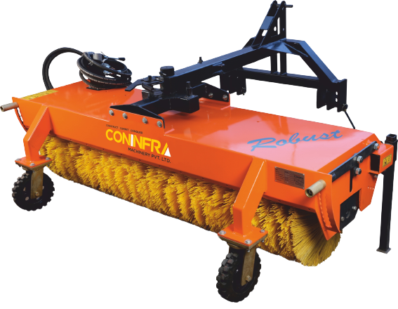Hydraulic Sweeper or Broomer Manufacturer in India | Coninfra