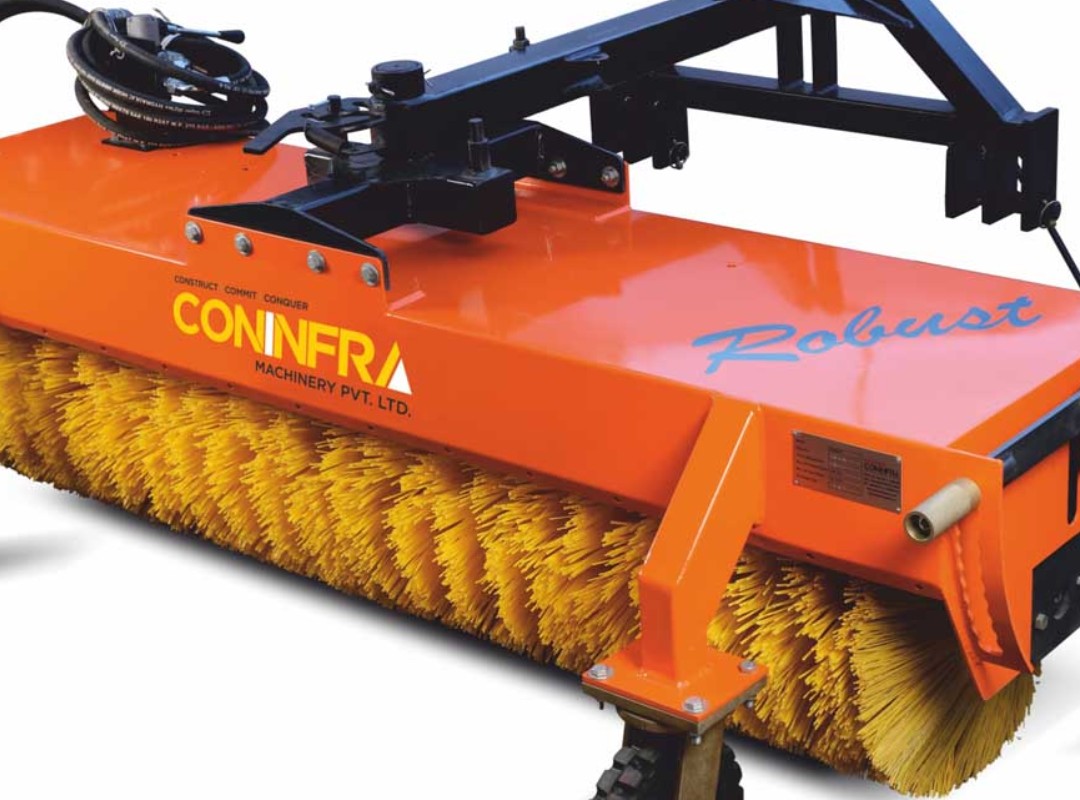Hydraulic Sweeper or Broomer Manufacturer in India | Coninfra